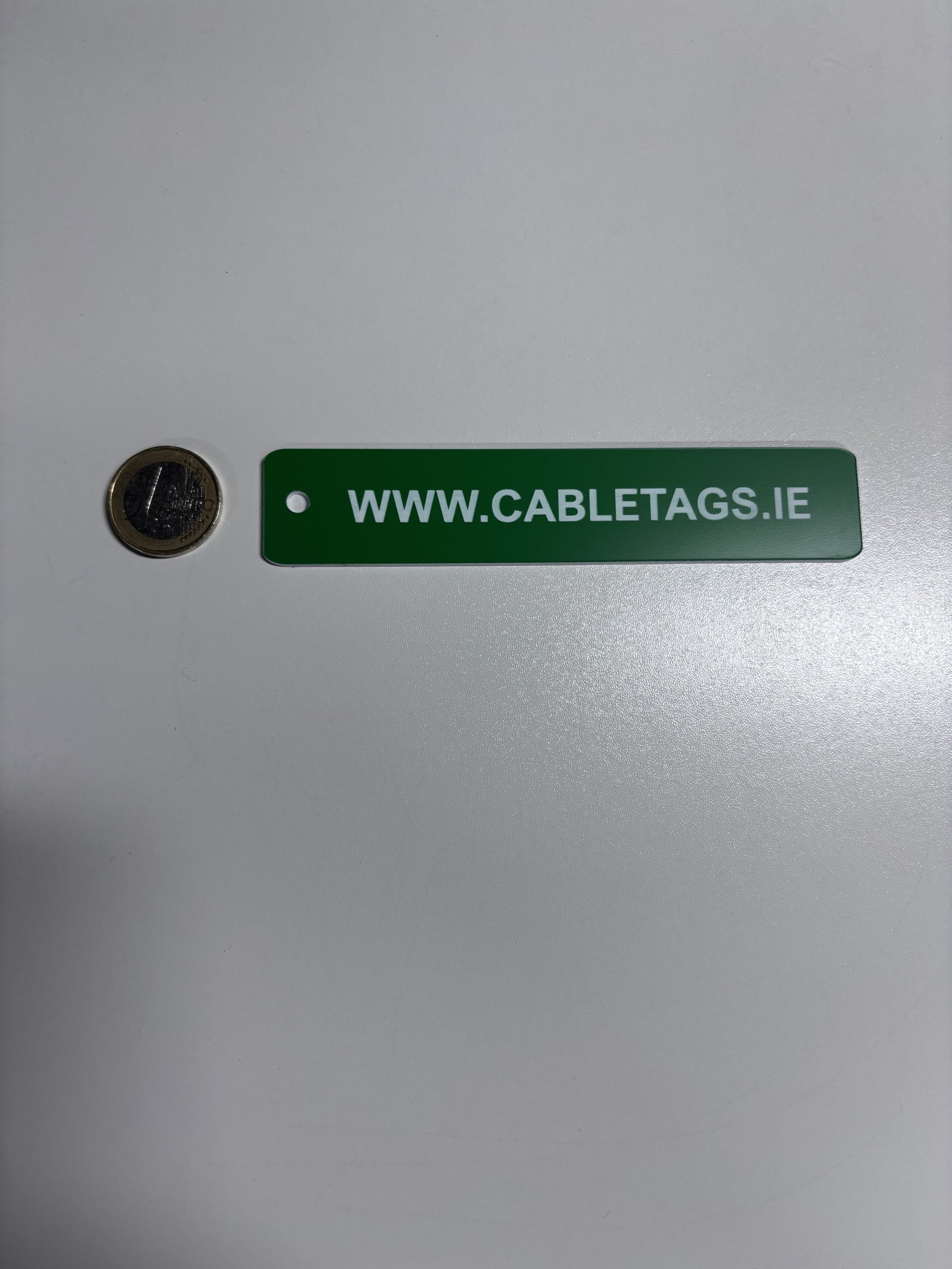 125 x 25mm Engraved Equipment/Valve Tag Label (traffolyte) - Cable Tags ...